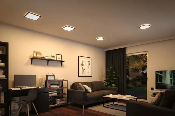 Paulmann 79920 - LED/11,2W Stmívatelný panel ATRIA 230V 3000K 19x19 cm černá