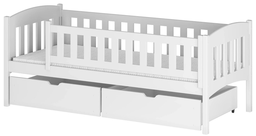 Legno Dětská postel Gustav bílá Rozměr (cm): 80x200