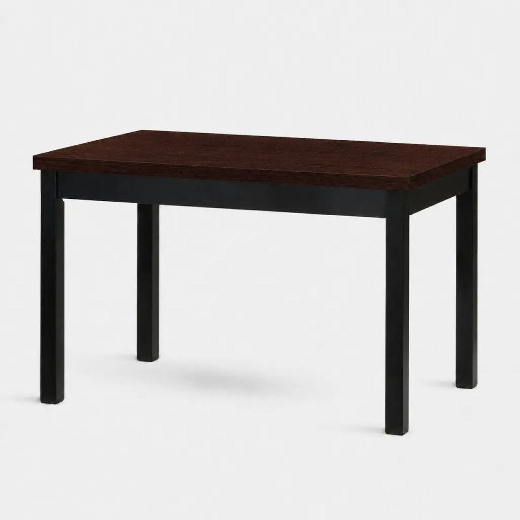 Stima Stůl W21 120x80 + 40 cm rustikál černá