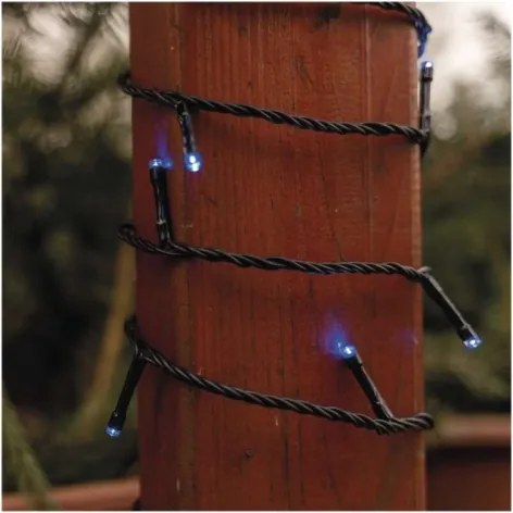 Propojovací vánoční řetěz bez zdroje EMOS Connecting D1AB01 ZY1928 100LED 10m modrá