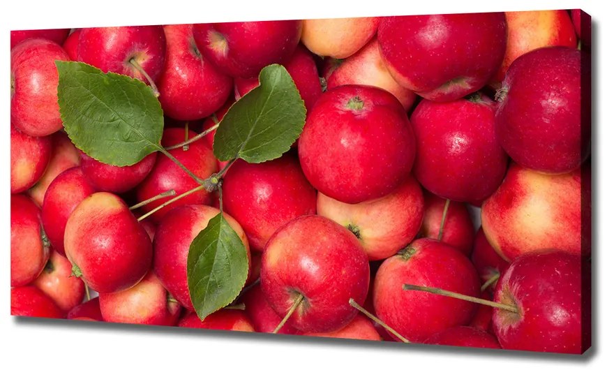 Wallmuralia Foto obraz canvas Červené jablko 120x60 cm