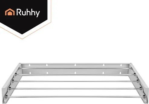Nástěnný sušák na prádlo Ruhhy 80 cm 27759, skládací, nosnost 20kg