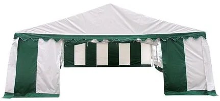 Zahradní Party stan 5x10m PVC PREMIUM Barva: Modro-bílá