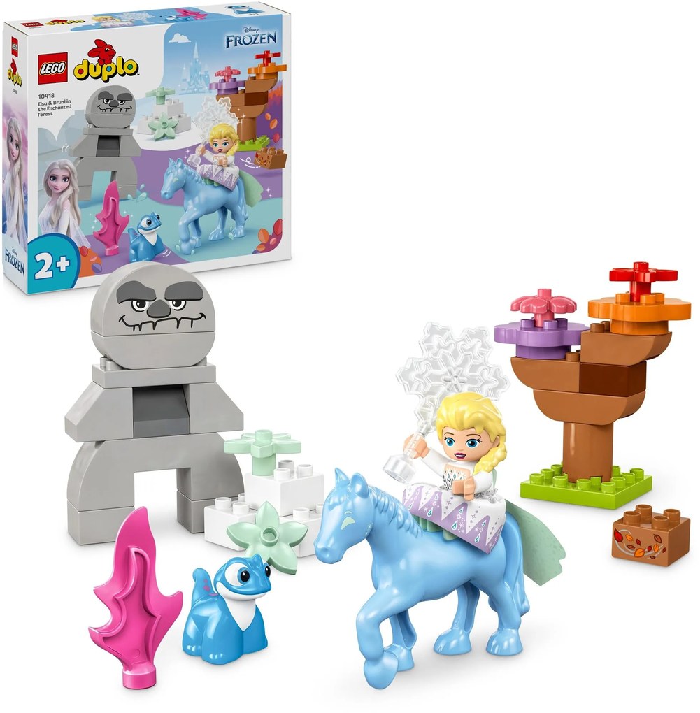 Lego stavebnice lego duplo | disney 10418 elsa a bruni v začarovaném lese