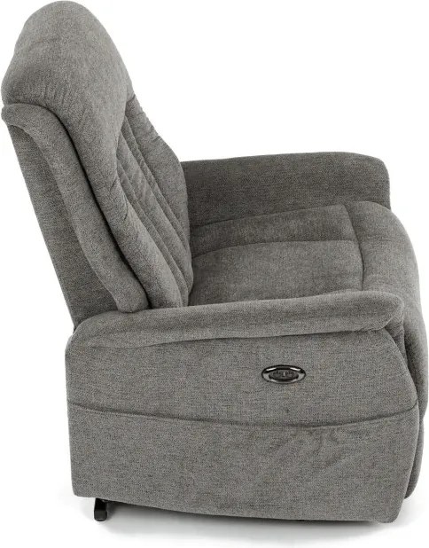 Polohovací křeslo šedé, elektrické TV-Q8575 GREY2