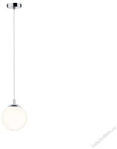 P 70895 Závěsné svítidlo Globe IP44 E27 20W satin / chrom - PAULMANN