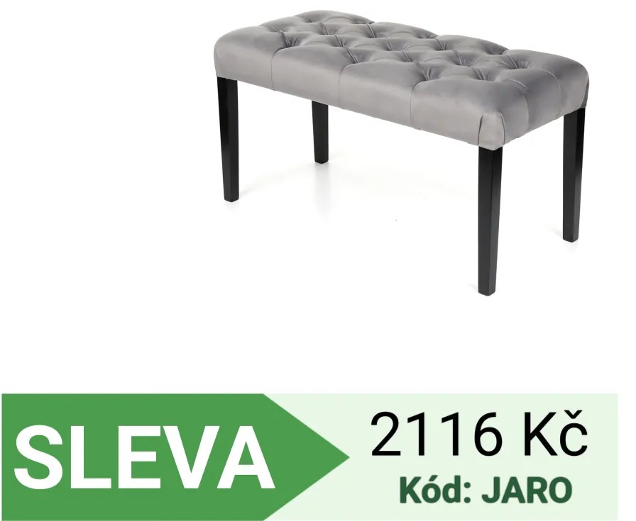 Čalouněná lavice Simple Chesterfield 40x90 cm