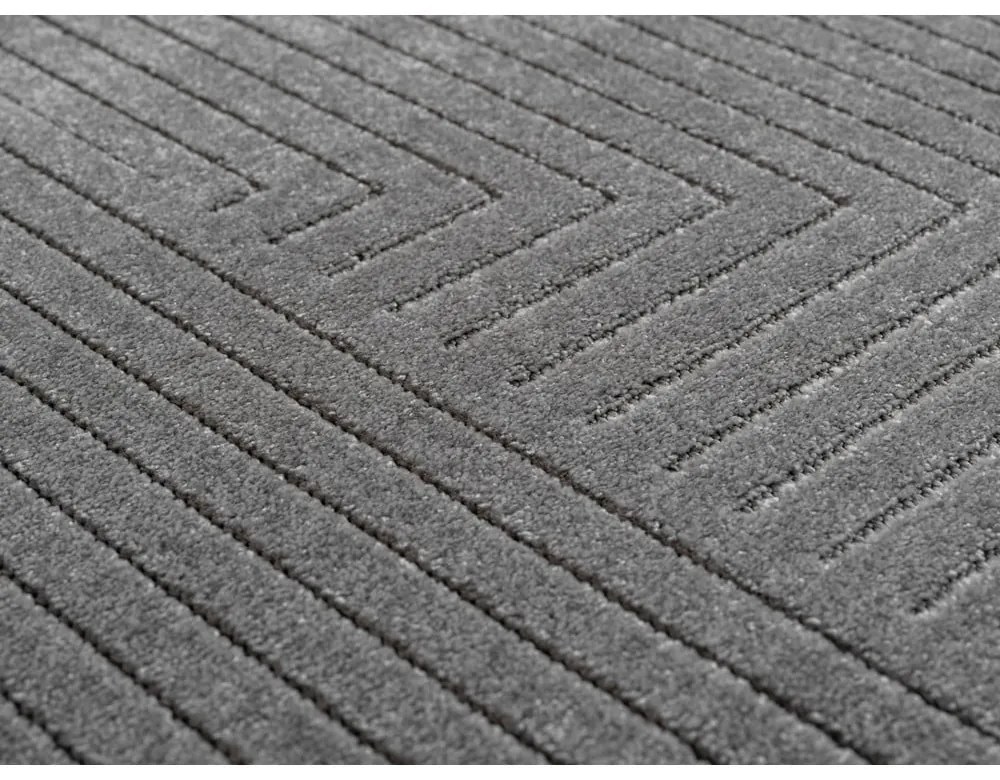 Šedý vnitřní a venkovní běhoun 80x250 cm Nova 1202 – Ayyildiz Carpets