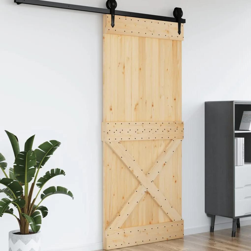 Dveře NORVIK 100 x 210 cm masivní borové dřevo,  154447