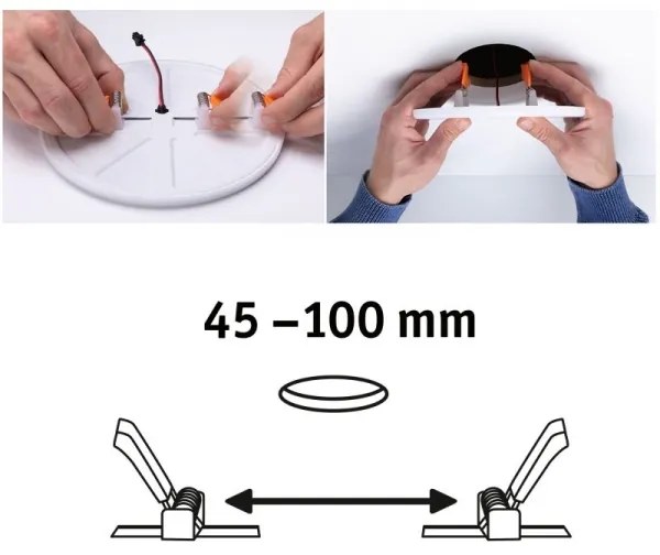 Paulmann 92391 - LED/8,5W IP44 Koupelnové podhledové svítidlo VARIFIT 230V