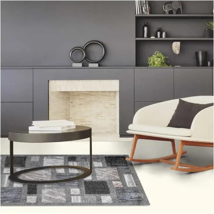 Vopi | Kusový koberec Walton 5796A světle šedý - 140 x 200 cm