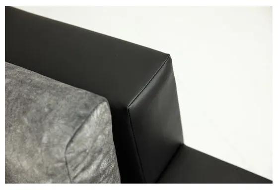 Rohová sedačka do obývacího pokoje Canton Mini Premium, Potah: Terra 01 + Terra 06 + Terra 01 ECO