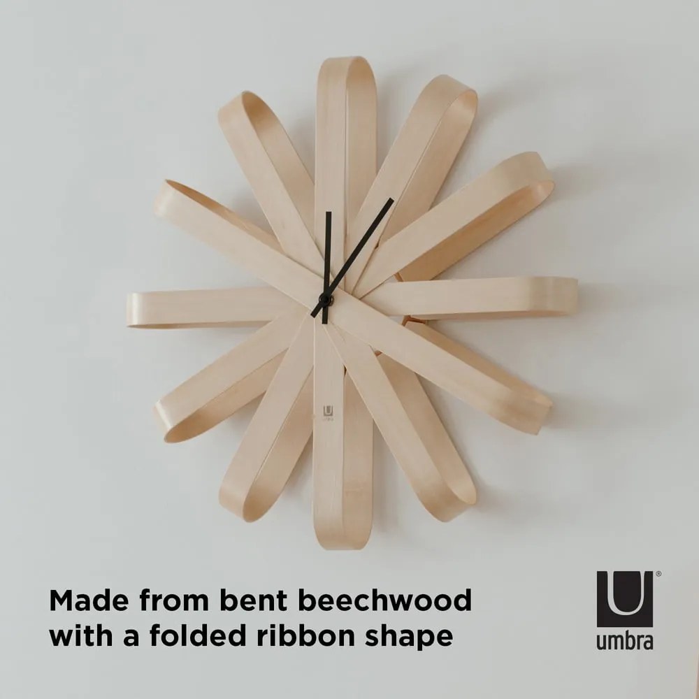 Nástěnné hodiny ø 51 cm Ribbonwood – Umbra