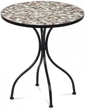 Artium  Kovový stůl s mozaikovou deskou JF2206