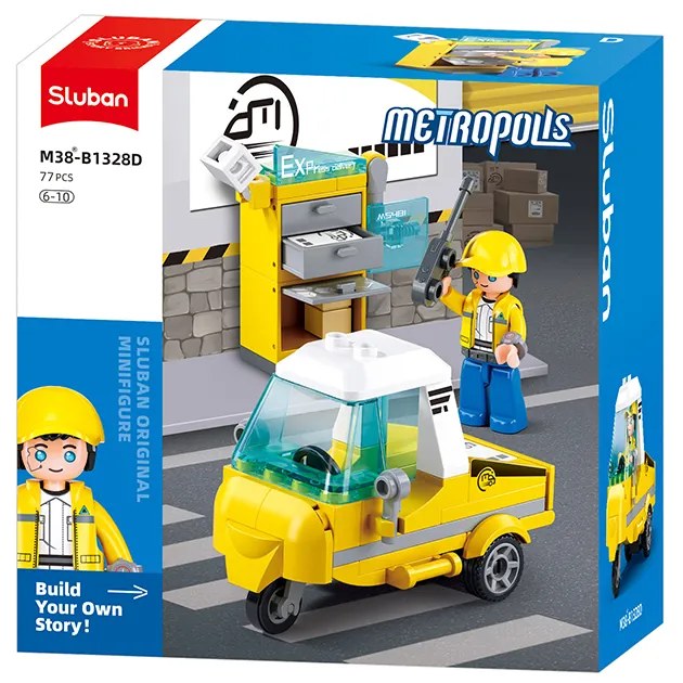Sluban Metropolis M38-B1328D Doručovací vůz