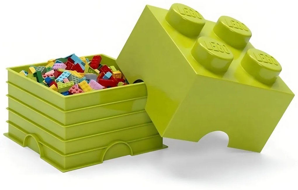 OnaDnes -20% Lego® Světle zelený úložný box LEGO® Smart 25 x 25 cm