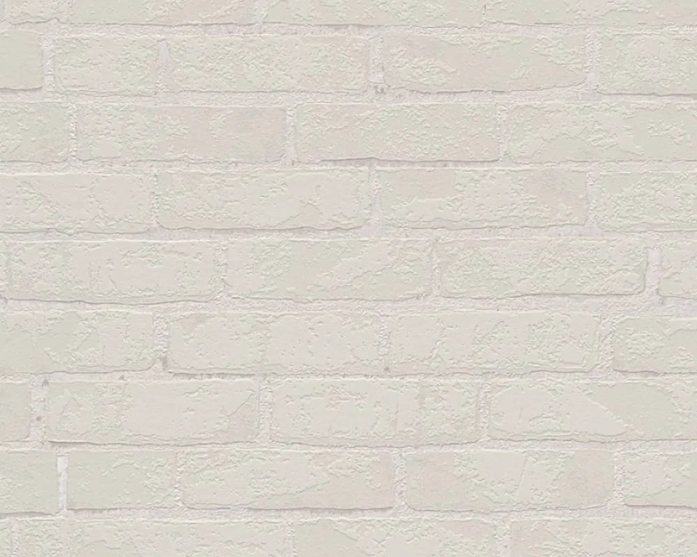 Vliesová tapeta 9078-75 béžově šedá cihla / Tapety na zeď 907875 Wood´n Stone 2 (0,53 x 10,05 m) A.S.Création