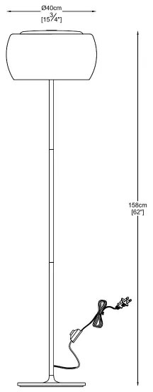 Zuma Line F0076-04A-F4FZ - Křišťálová stojací lampa CRYSTAL 4xG9/42W/230V