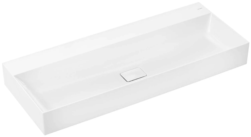Hansgrohe Xevolos E - Umyvadlo 120x48 cm, bez přepadu, bez otvoru pro baterii, SmartClean, bílá 61107450