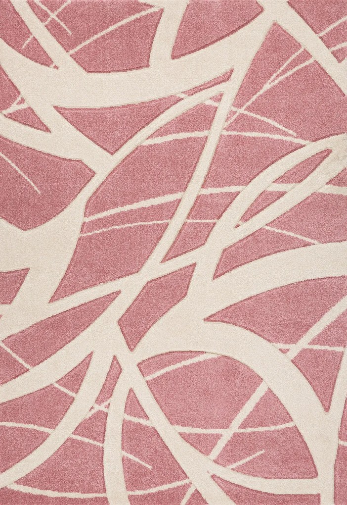 Oriental Weavers, Kusový koberec Portland 57/RT4R, 160x235, růžová, chodba / předsíň