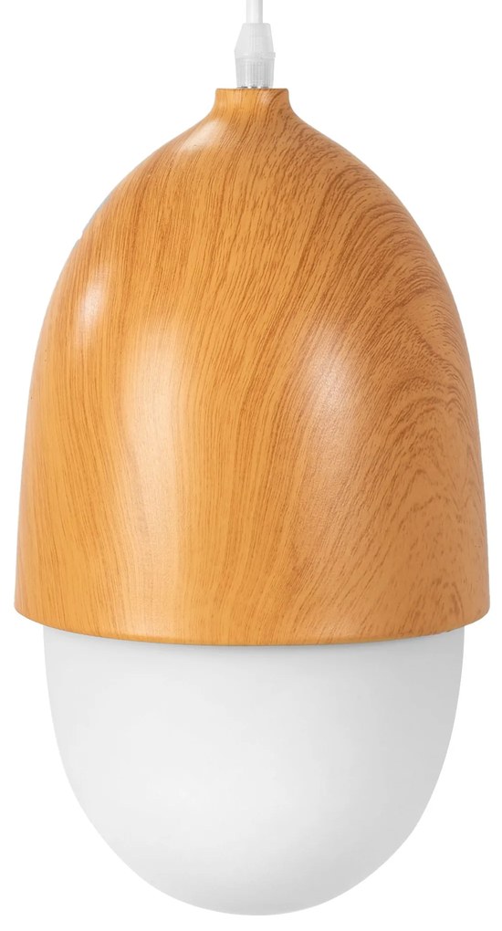 Toolight - závěná lampa E27 60W APP952-1CP, hnědá-bílá, OSW-04035