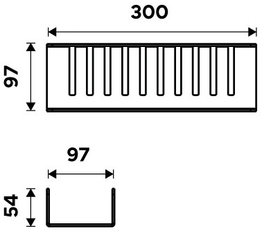 Nimco Police do koupelny, do sprchy -