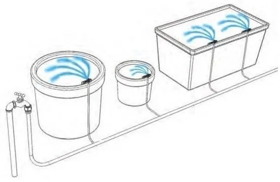 MXM Mikrotryska na bodci s regulací průtoku ZAH08