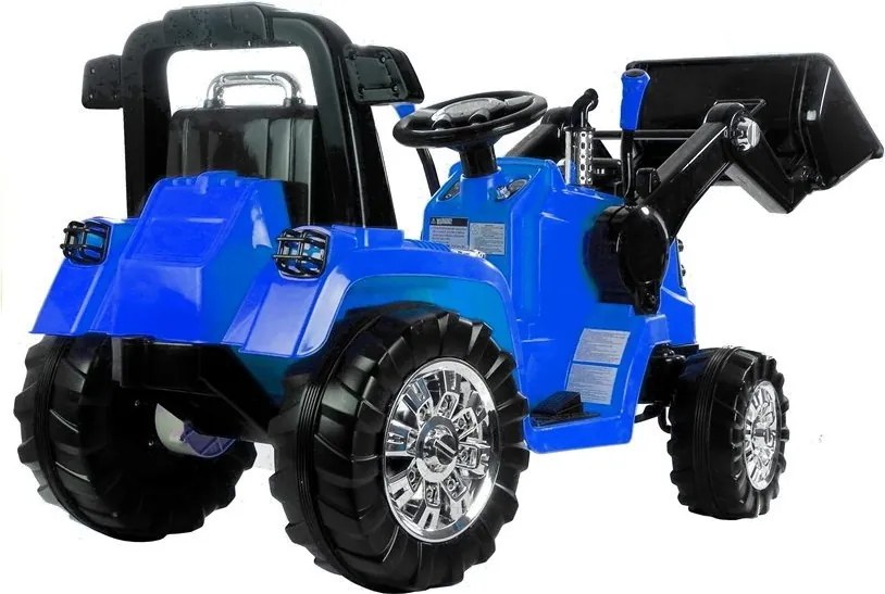 LEAN CARS Elektrický traktor na baterie ZP1005 pro děti modrý