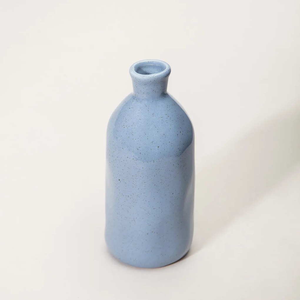 Vase Blue Sandstone 7x7x15 cm