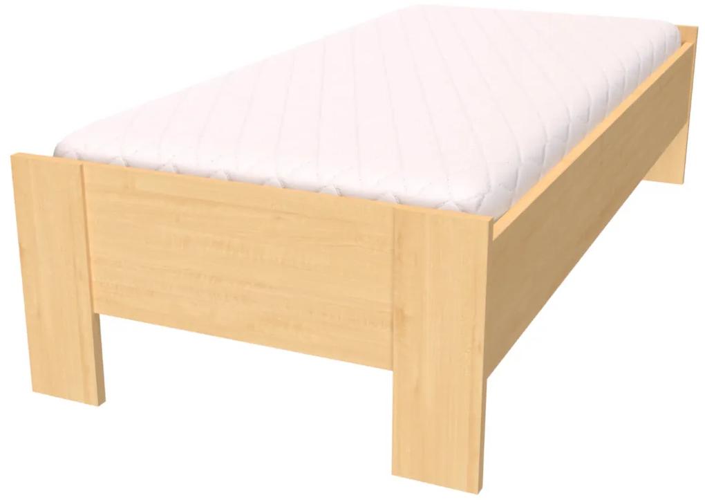Nábytek Mikulík Zvýšená postel NEDO, 80×200 cm Dekor: Bílá struktura