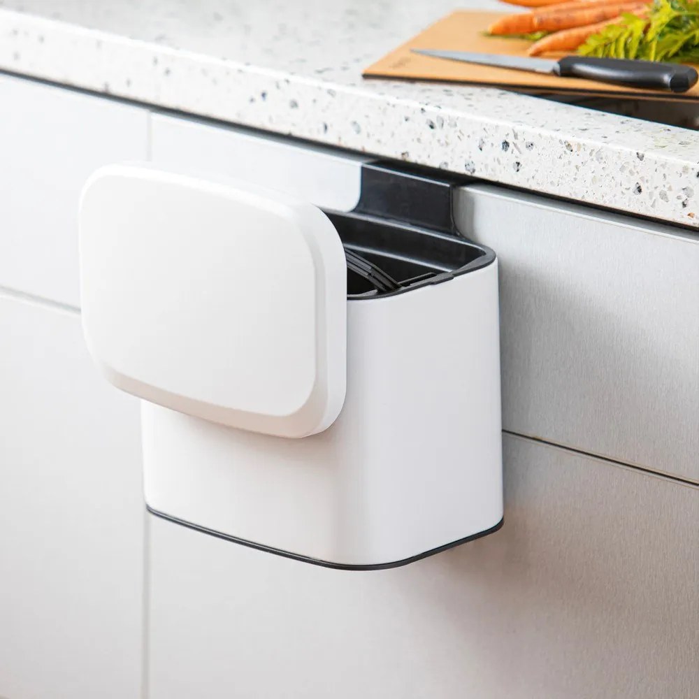 Bílá nádoba na kompostovatelný odpad 4 l Essentials – Ladelle