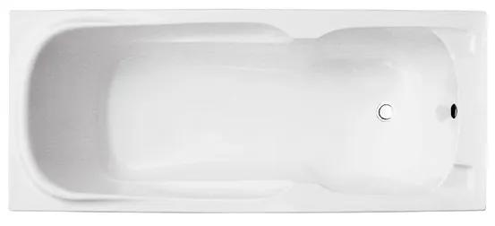 Besco Akrylátová obdélníková vana Majka Nova 120x70 (140x70, 150x70, 160x70, 170x70) Barva: Bílá, Rozměry (cm): 140x70