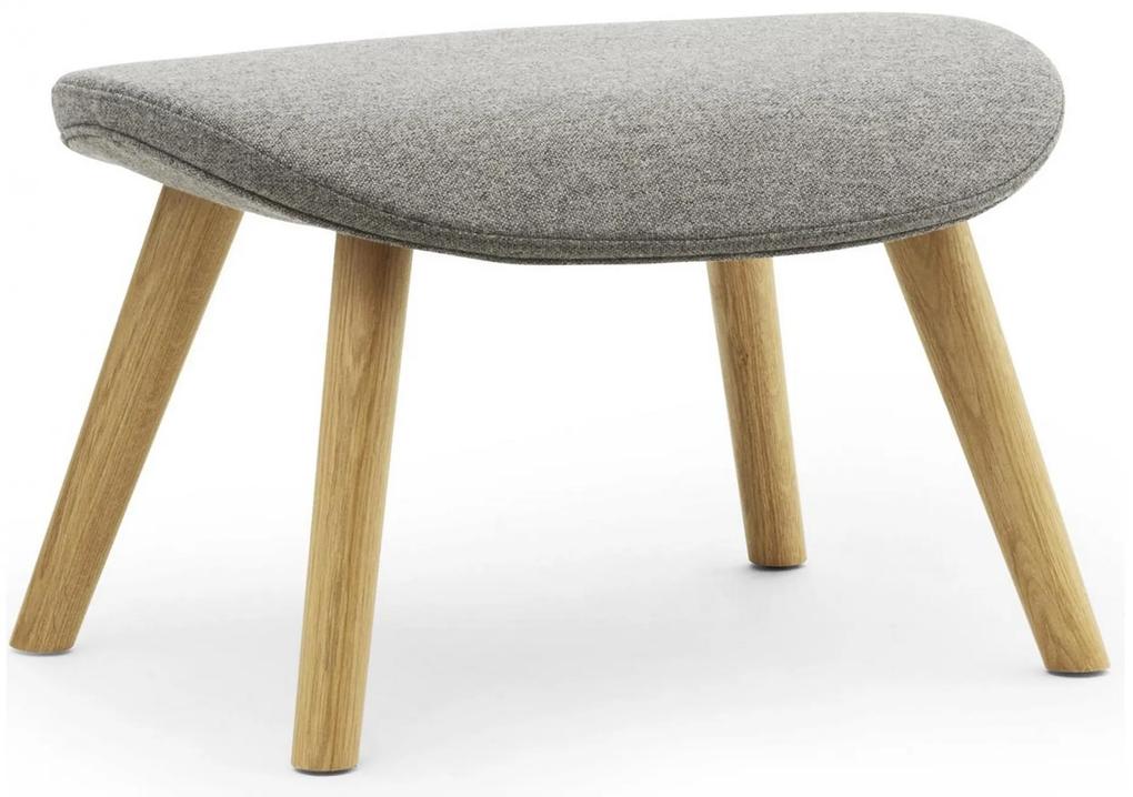Normann Copenhagen designové podnožky Hyg Lounge Ottoman Wood