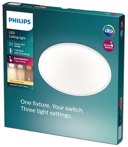 Philips - LED Stmívatelné stropní svítidlo CLEAR LED/15W/230V 2700K