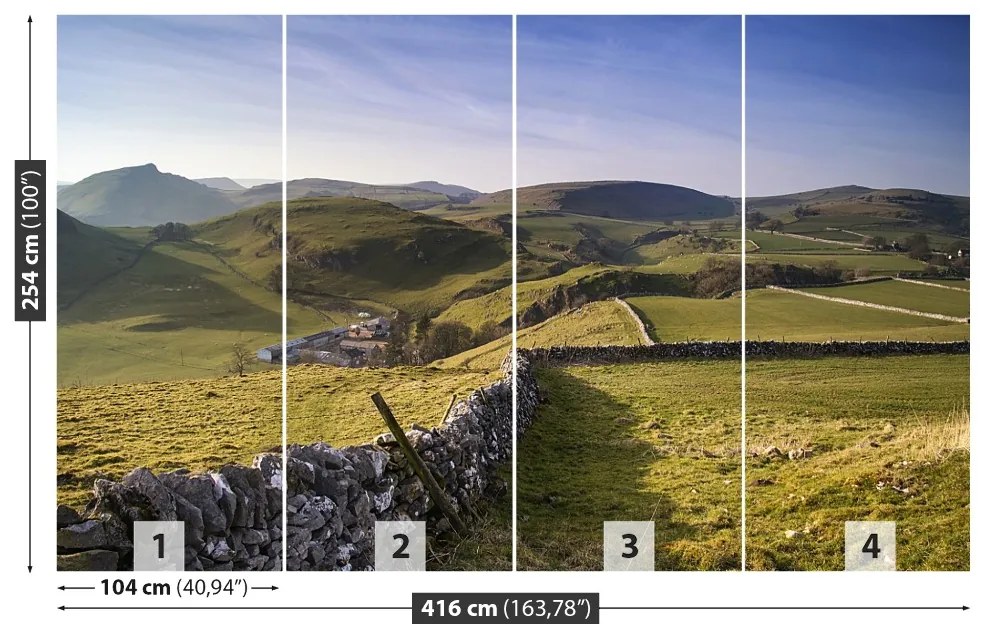 Fototapeta Chrome Hill 104x70