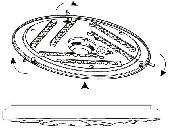 Eglo 99465 - LED Stropní svítidlo BENARIBA LED/36W/230V