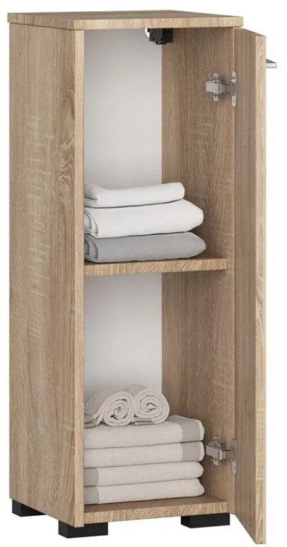 Skříňka do koupelny FIN 30 cm dub sonoma