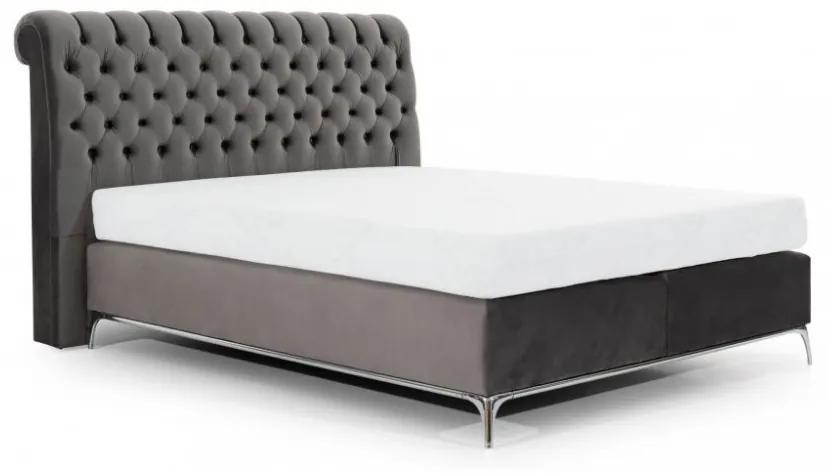 Elegantní čalouněná postel TAMPA 125 140x200 cm Matt Velvet 2