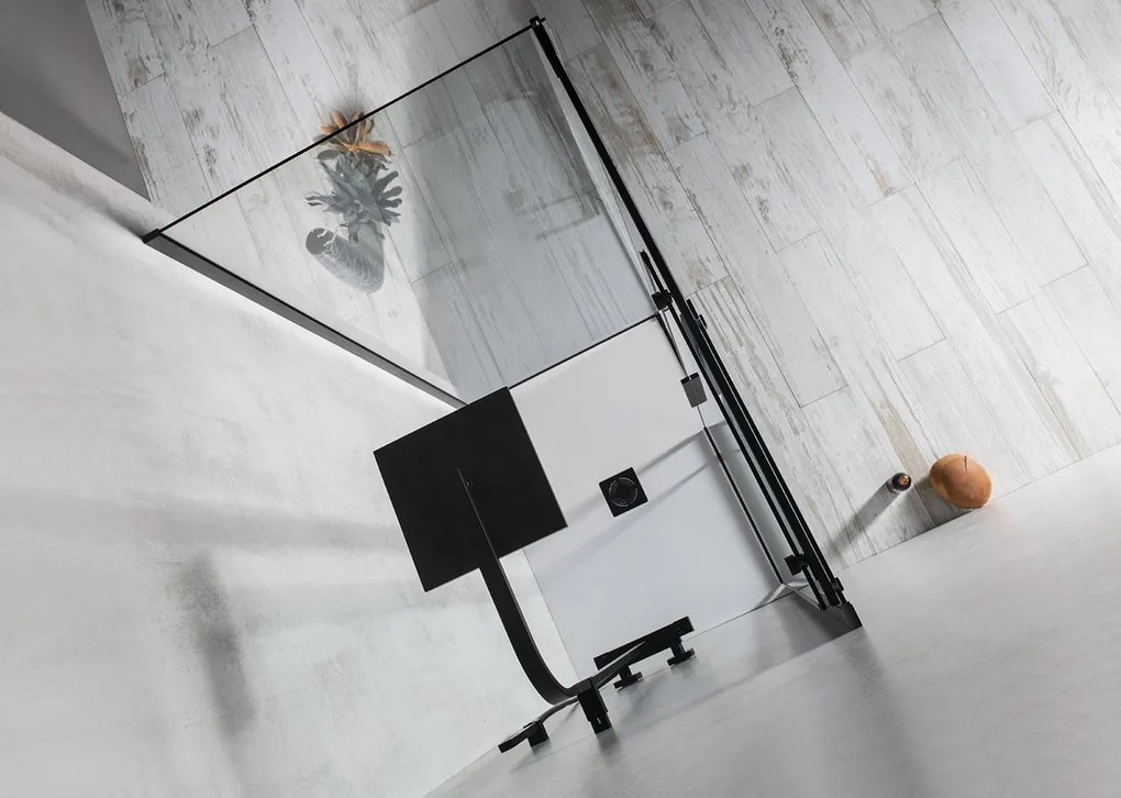 Polysan Polysan, ALTIS LINE BLACK obdélníková sprchová zástěna 1200x800 mm, L/P varianta, AL3012BAL5912B