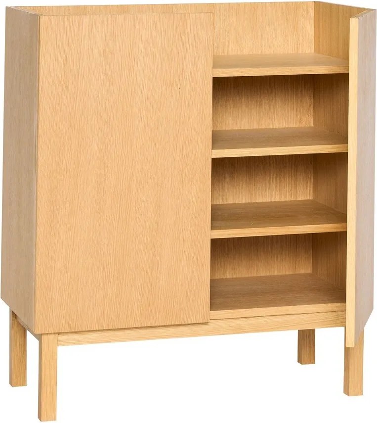 Skříňka v dekoru dubu v přírodní barvě 80x90x40 cm Ark – Hübsch
