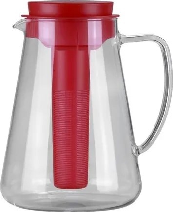 TESCOMA Džbán TEO 2,5 l, s vyluhováním a chlazením, červená