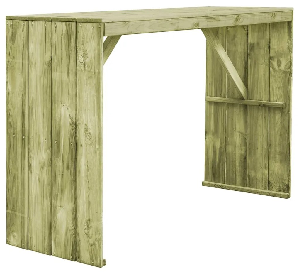 44902 vidaXL Barový stůl 170 x 60 x 110 cm impregnovaná borovice