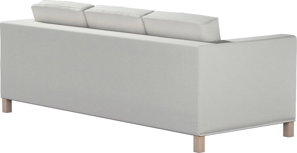 Potah na pohovku IKEA Karlanda 3-místná nerozkládací, krátký barva šedá látka pletený vzor