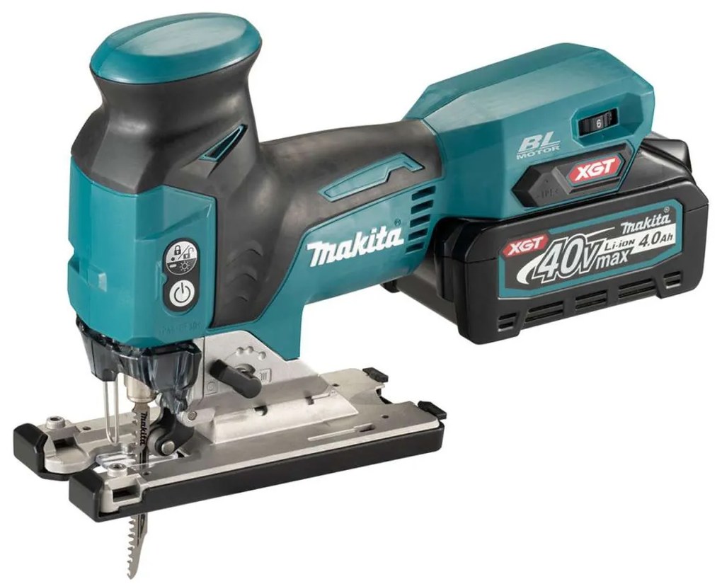 Makita - 40V AKU přímočará pila, 2x aku Li-ion XGT 4,0 Ah, nabíječka JV001GM201