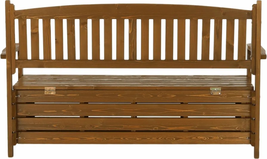 Zahradní lavička, hnědá, 150cm, AMULA