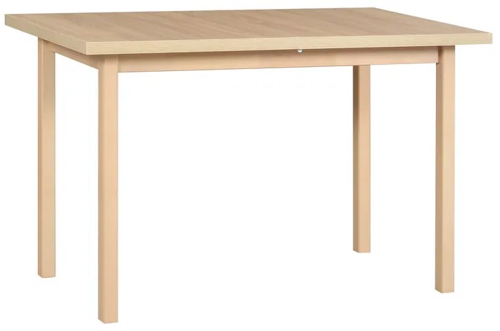 Drewmix jídelní stůl MAX 10 deska stolu bílá, nohy stolu sonoma