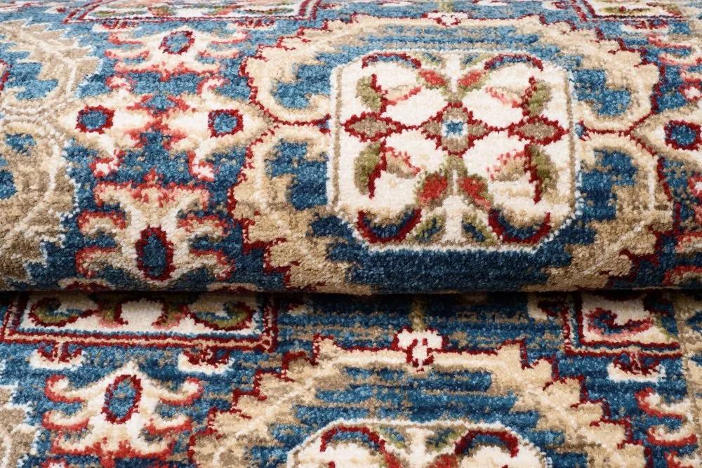Modrý orientální koberec v marockém stylu Šířka: 120 cm | Délka: 170 cm