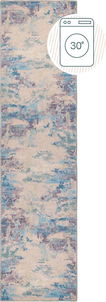 Flair Rugs, Běhoun Hebden Reid Abstract Multi, 60x230, vícebarevná, ložnice