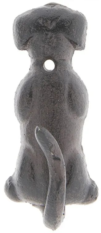 Litinový nástěnný háček Pejsek – 5x4x10 cm
