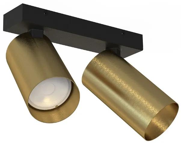 Nowodvorski Mono II, bodové otočné svítidlo GU10 Barva: Bílá/zlatý ring, Varianta: Přisazená